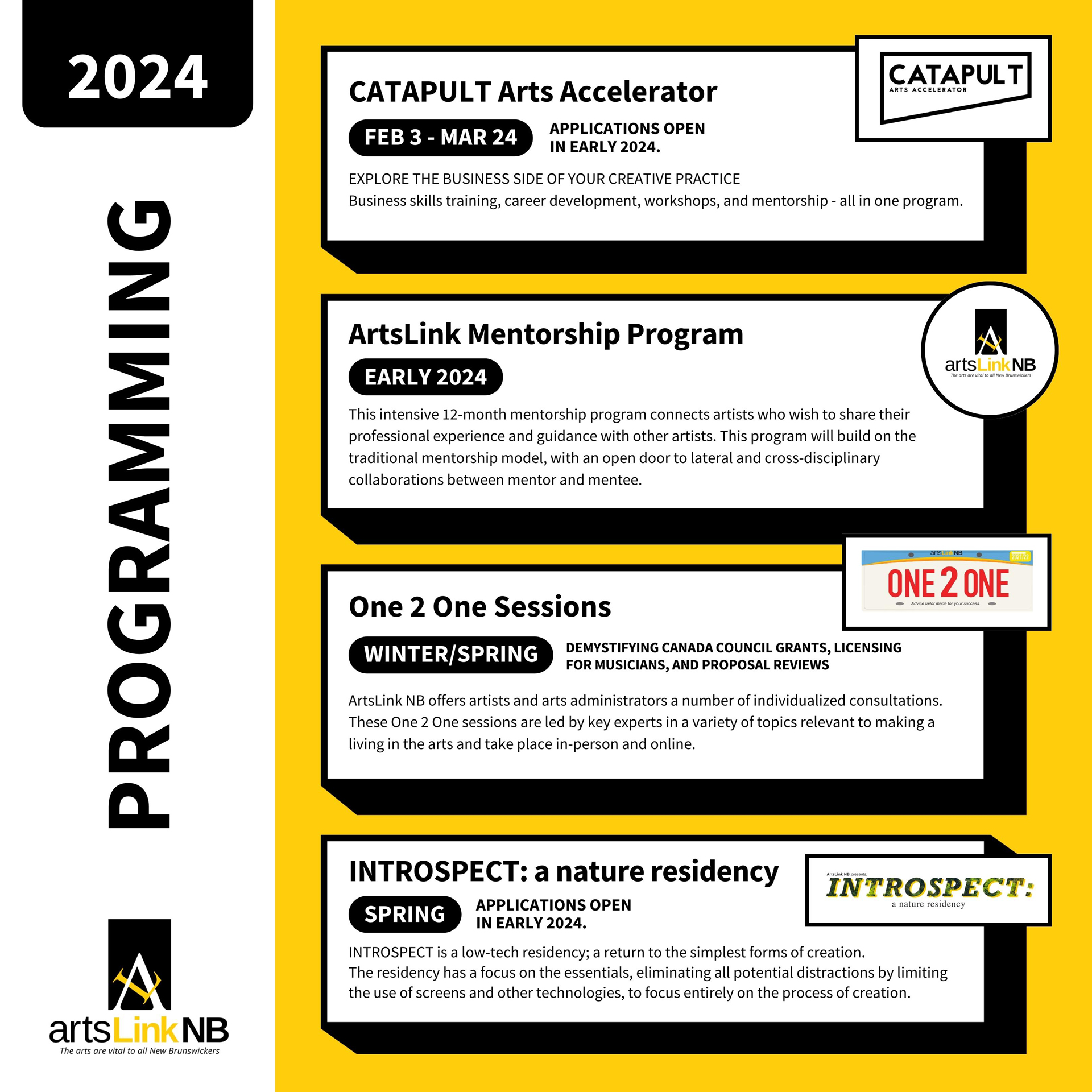 PROGRAMS - ArtsLink NB